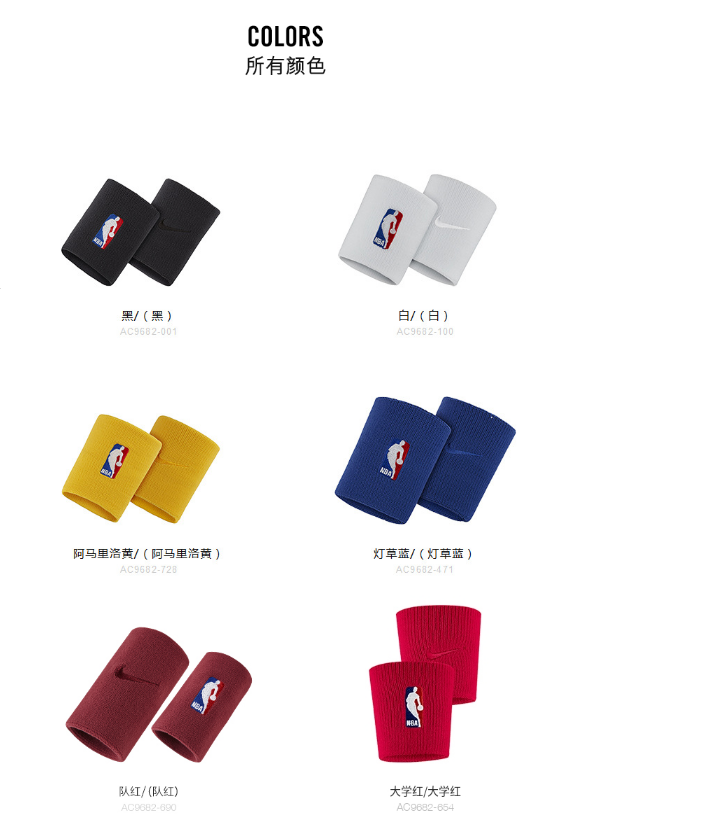 NIKE NBA ELITE篮球护腕 | 威聚